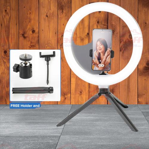 Promo Lampu Lightning Ring Light LED 120 LED Phone Holder & Tripod ...