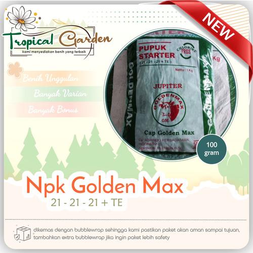 Jual Pupuk Starter NPK Golden Max Kemasan Repack 100 gram - Kab. Kediri - Tropical Garden ID ...