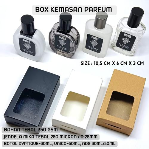 Jual BOX PARFUM / DUS - BOX KEMASAN PARFUM 30ML/50ML BOTOL KOTAK ...