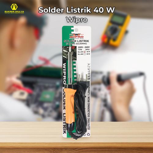 Jual Wipro Solder 40 Watt Lurus Soldering Iron Alat Patri 40watt Solder ...