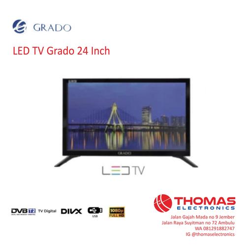 Jual Digital Led TV Grado 24 Inch Full HD USB DVB Garansi - Kab. Jember ...