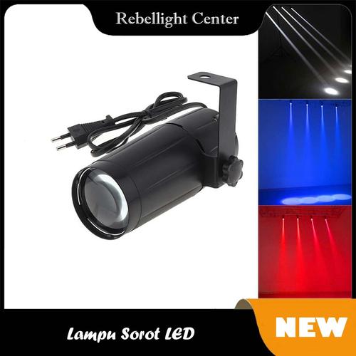 Jual Lampu Sorot Lighting Panggung LED Disco Spotlight Merah Putih Biru ...