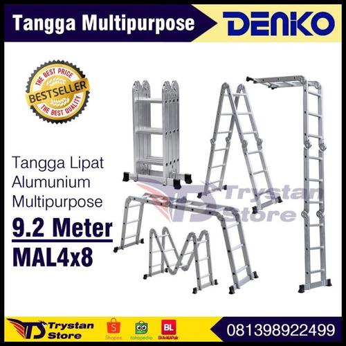 Jual GOSEN Tangga Lipat Alumunium Multipurpose 9.2 meter Tangga Denko ...