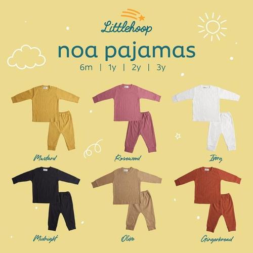 Jual Terbatass LITTLEHOOP Noa Pajamas Reeb Rib Knit Baju Tidur Anak ...