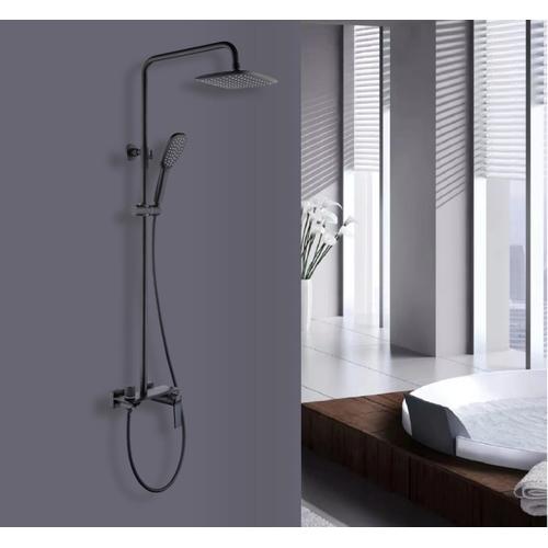 Jual Shower Set tiang/shower set tiang hitam/shower hitam/keran mandi ...