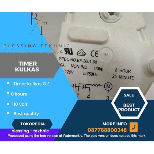 Jual Timer Ge/ 110-120 volt / 8 Hours / Barang langka dan Murah ...