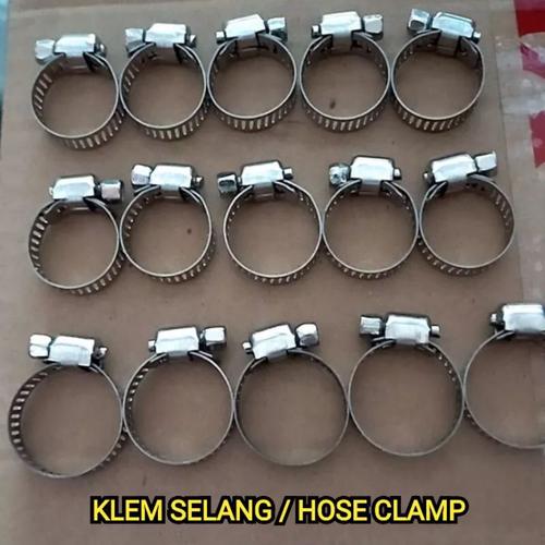Jual Klem Selang Stainless Steel/Hose Clamp Stainless Tebal berbagai ...