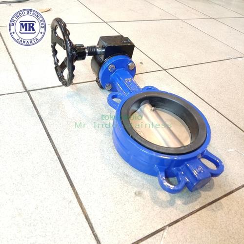 Jual Butterfly Valve Gear cast iron 6"Inch / Gear operated - Jakarta ...