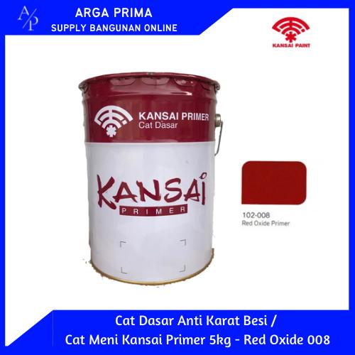 Jual Cat Dasar Anti Karat Besi / Cat Meni Kansai Primer 5kg - Red Oxide 008 - Kab. Tangerang ...