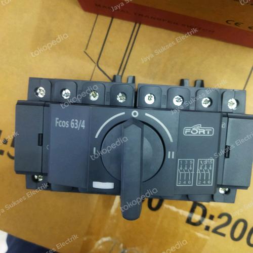 Jual COS 4P 63A MANUAL CHANGE OVER SWITCH ON OFF ON FORT - Jakarta ...