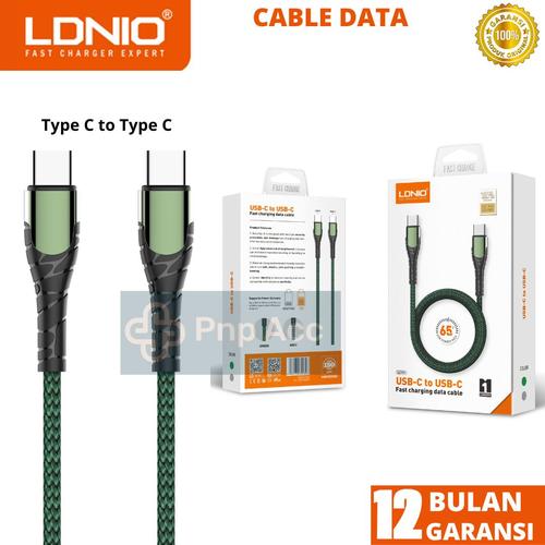 Promo LDNIO LC101 Kabel Data Type C to Type C Fast Charging PD 65W ...