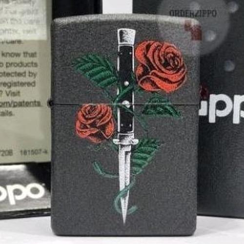Jual (NEW) Zippo Original Rose Dagger Tattoo Design 49778 - Kota Bogor - JUMITU | Tokopedia