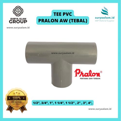 Jual TEE 2" AW FITTING PIPA PVC | TEE 3" | SAMBUNGAN PIPA - 3”, AW ...