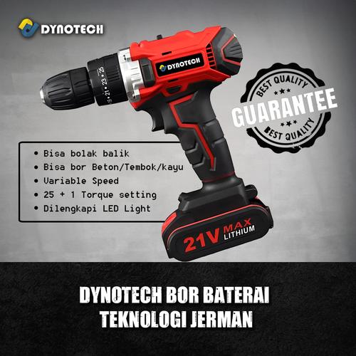 Jual Bor Teknologi Jerman Dynotech Awet Kuat Tahan Lama Bor Portable - Single Battery - Kota ...