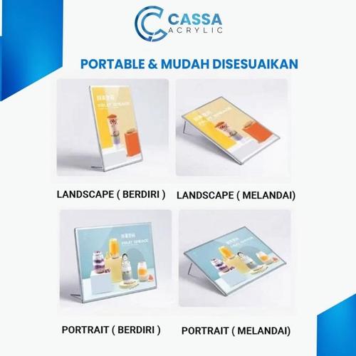 Jual ! FRAME DISPLAY POSTER LED SLIM LIGHT BOX LIGHTPAD - A4 ...