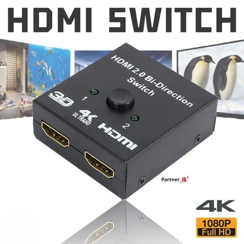 Jual HDMI Bi-Directional 2x1 Switch or 1x2 Splitter Selector 2 Port 3D ...