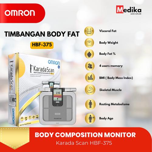 Jual OMRON KARADA SCAN HBF-375 TIMBANGAN BADAN DIGITAL BODY COMPOSITION ...