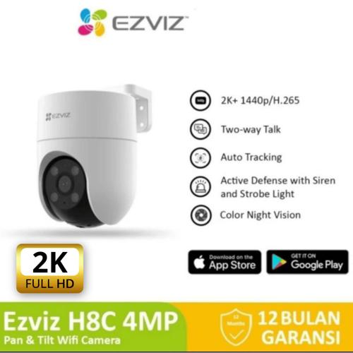Jual EZVIZ H8C 4MP 2K OUTDOOR CCTV PAN & TILT WIFI IP CAMERA AUTO ...