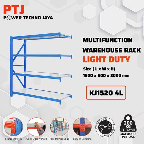 Jual KJ1520 Rak Gudang KITARACK Warehouse Rack Jointer Light Duty 4 ...