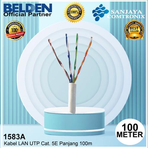 Jual BELDEN 1583A Kabel LAN UTP Cat-5e ORIGINAL 305m per roll - 100m ...