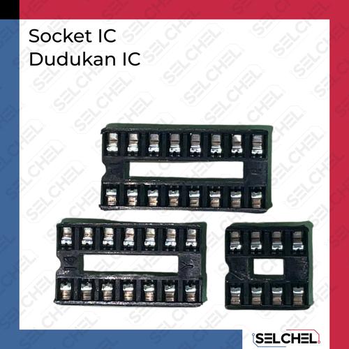 Jual soket ic 8 pin 14 pin 16 pin dudukan ic - 16 pin - Kota Tangerang - SELCHEL | Tokopedia
