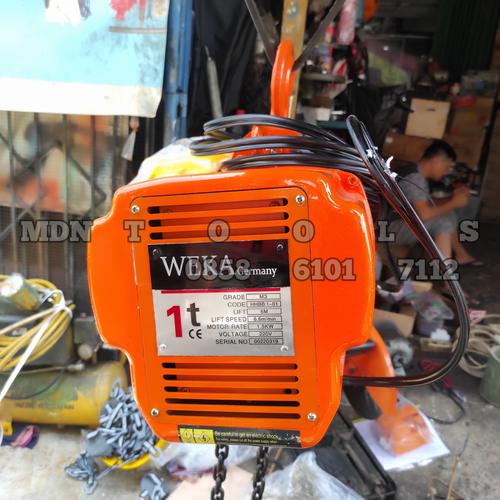 Jual Electric Chain Hoist Weka Germany 1 Ton katrol listrik 1phase ...