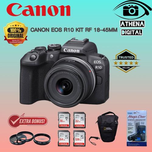 Jual CANON EOS R10 KIT 18-45MM IS STM / CANON R10 KIT 18-45MM IS STM ...