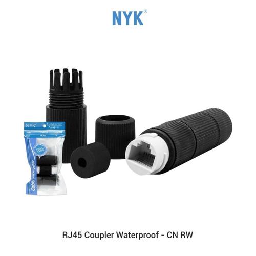 Jual NYK Barel RJ45 Waterproof Outdoor RJ 45 Barrel Coupler tahan Air ...