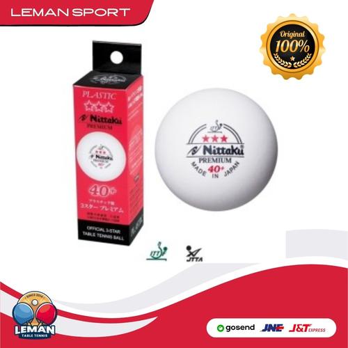 Promo Nittaku Premium Japan 40+ 3* Ball / Bola Pingpong Nittaku Premium - Kota Surabaya - Leman ...