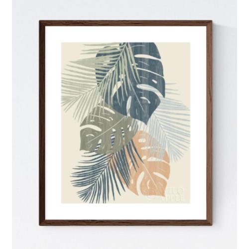Jual ! FRAMED WALL DECOR ART PRINTS / LUKISAN MODERN GAMBAR DAUN ...