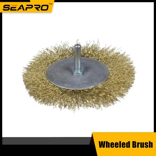 Jual Wheel/Cup Shape Brush for Grinder Shaft Welded Type - Wheel Shape ...