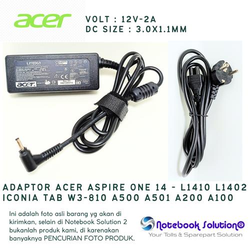 Jual Adaptor Charger Casan Original Laptop Acer 12V 2A (3.0 * 1.1 ...