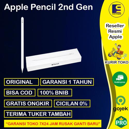 Jual Apple Pencil 2nd Generation iPad Air 4 2020 Pencil Gen 2 / 1 Resmi ...