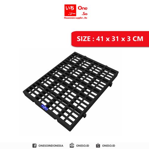 Jual PALET PLASTIK / ALAS KANDANG / TATAKAN / UK. 41x31x3 CM ( PP ) HITAM - Kab. Gresik - OneSo ...
