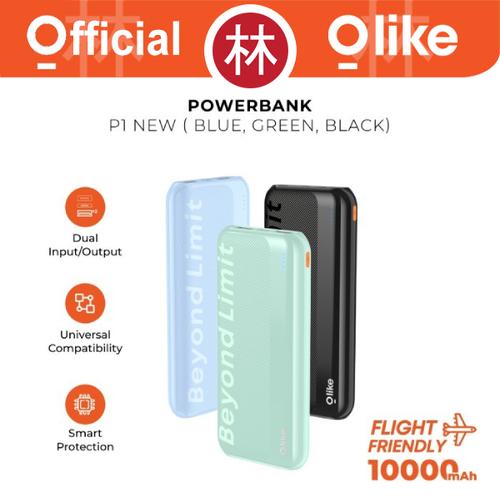 Promo Olike P1 NEW by OPPO Powerbank 10.000 mAh Dual Port Output Input ...