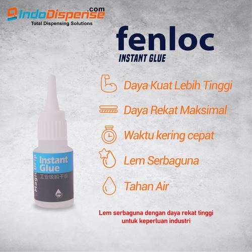 Jual Fenloc Instan Glue Premium Kering 3 Detik Transparan DIY Lem Super ...