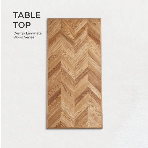 Jual Table - Daun Top Meja Makan Veneer Oak Wood Parquet - Kab. Jepara ...