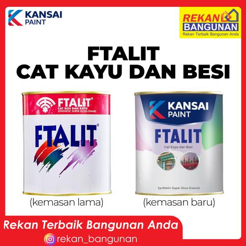 Jual Cat Kayu dan Besi | Kansai Paint Ftalit - Super White, 5 KG - Kota ...