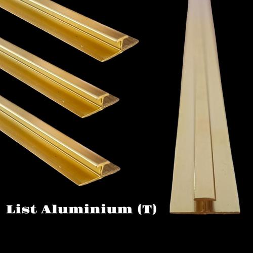 Jual List Gold untuk Pvc marbel dan WALLBOARD - LIST T ROSE GOL, 3M ...