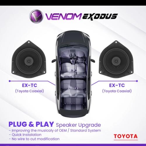 Jual Speaker Coaxial Venom Exodus 6.5inch PNP OEM Toyota Innova Reborn ...