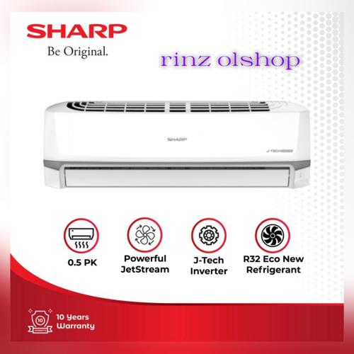 Promo AC SPLIT 1 PK SHARP AH X10ZY J-TECH INVERTER R32 1PK - Unit only ...