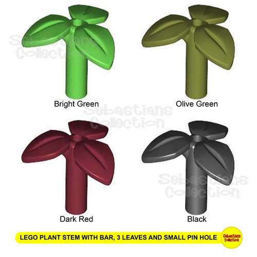 Jual LEGO PLANT STEM WITH BAR 3 LEAVES AND SMALL PIN HOLE - LEGO 37695 ...