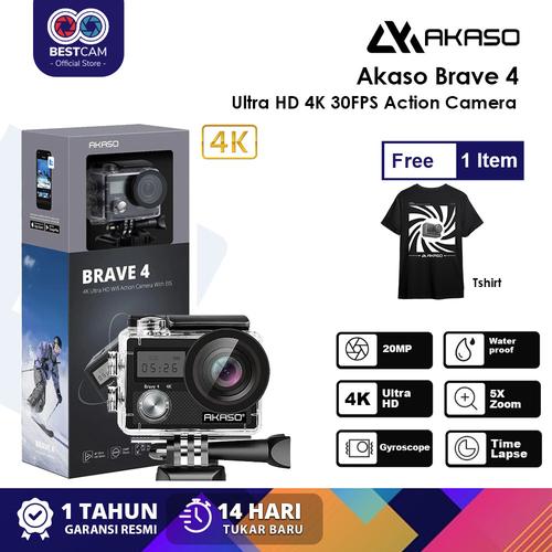 Jual Akaso Brave 4 Ultra HD 4K 30FPS Action Camera - Brave 4 Unit - Jakarta Utara - BestCam ...