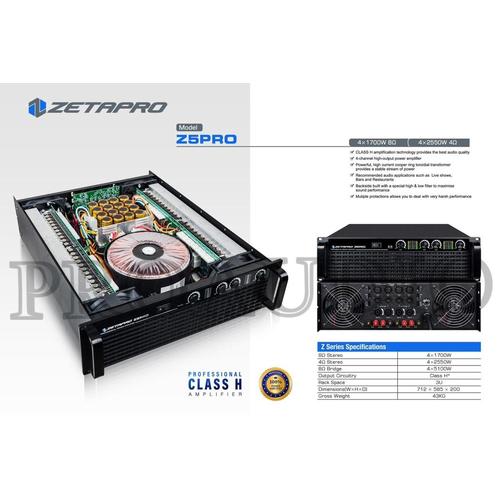 Jual Power Amplifier 4 Channel ZETAPRO Z5PRO / Z5 PRO / Z 5 PRO Class H ...