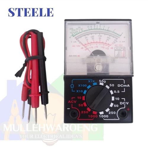 Jual AVO METER STEELE MULTITESTER MT-360 MULTIMETER ANALOG KECIL MURAH ...