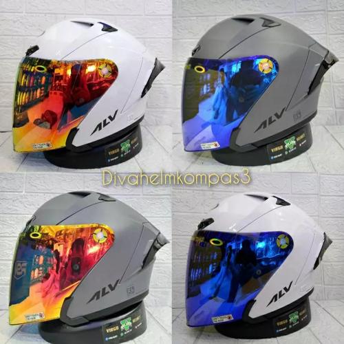 Jual HELM HALF FACE ALV ULTRON SOLID WHITE PAKET GANTENG|HELM VIRAL ALV ...
