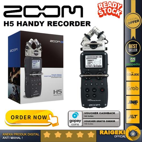 Jual Zoom H5 Handy Recorder with Interchangeable Microphone System ...