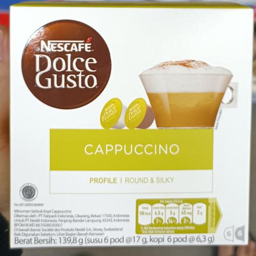 Jual Coffee Nescafe Dolce Gusto Cappuccino 12pcs x 7g | Kopi - Jakarta ...