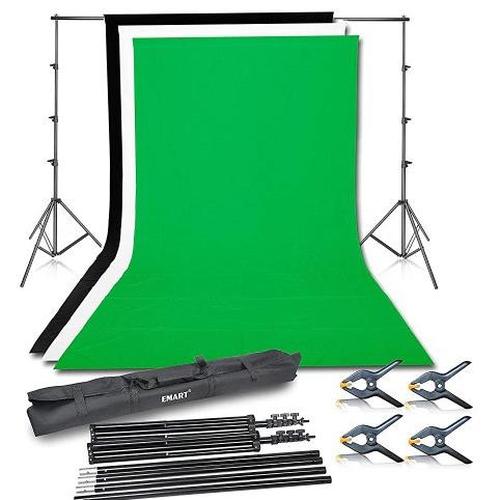 Jual - BACKGROUND STAND 2X3M WITH KAIN GREEN SCREEN FOR ZOOM MEETING ...