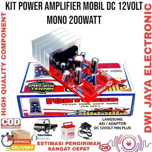 Jual KIT POWER MOBIL DC 12V 200 WATT FORTUNER - Kab. Jombang - DWI JAYA ...